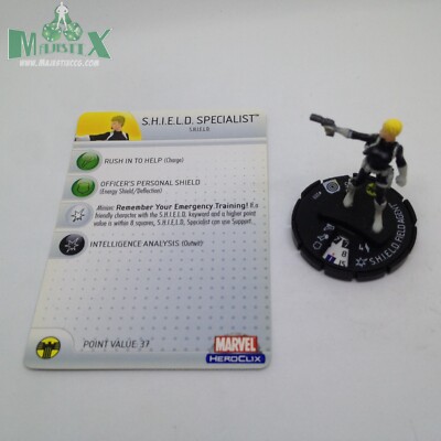 Heroclix Captain America set SHIELD Specialist #004 Common figure w ...