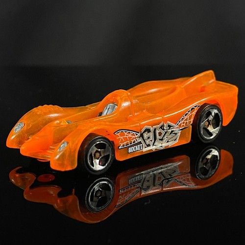 1994 Hot Wheels Car- Power Pistons Orange Diecast Plastic Rocket Elyz ...