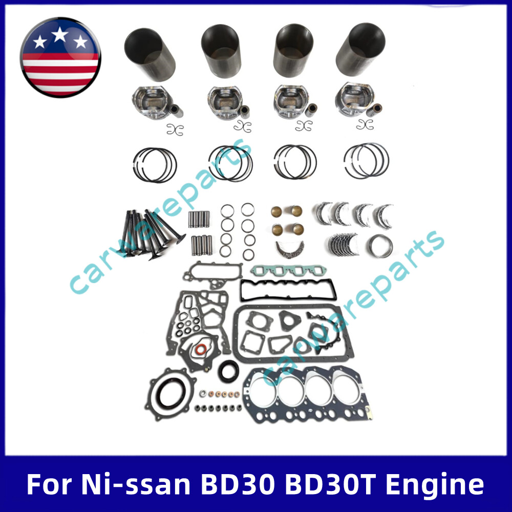 BD30 BD30T Engine Overhaul Rebuild Kit for Nissan BD30T BD30-TI BD30 ...