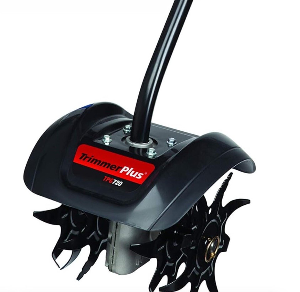 TrimmerPlus GC720 Garden Cultivator Attachment with Four Premium Tines ...