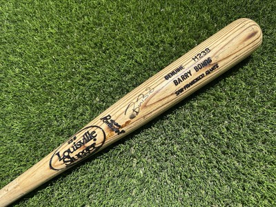 San Francisco Giants Barry Bonds Signed Game Used UNCRACKED Bat 1993 ...