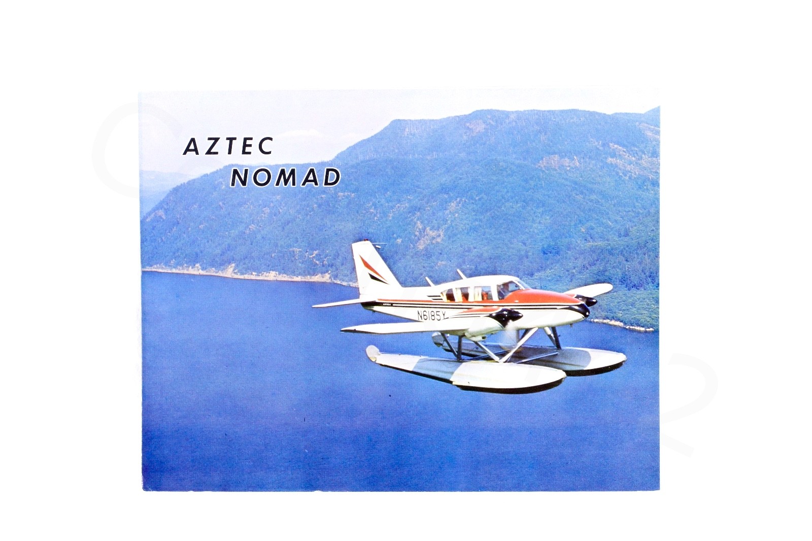 PIPER Vintage AZTEC Nomad Seaplane Brochure EDO Floats Melridge Rare ...