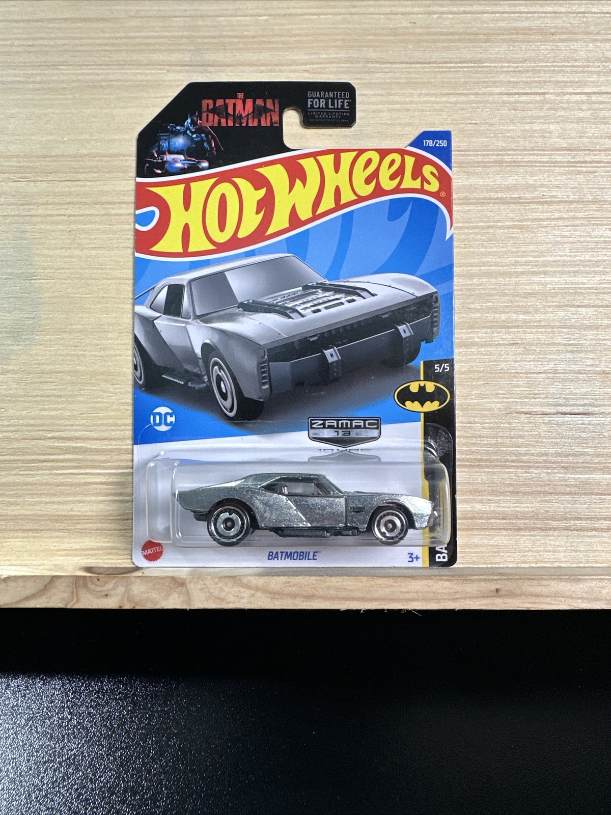 Hot Wheels Batmobile Batman 5/5 Collector 178 ZAMAC | eBay