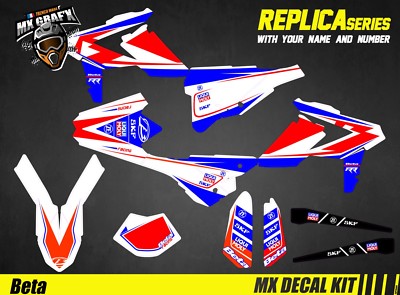 Kit Deco Motorcycle for / MX Decal Kit For beta RR 2T-4T - Replica 2019 ...