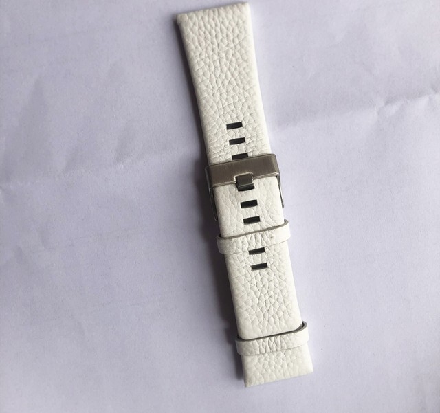 Men's Diesel Master Chief White Leather Strap Watch DZ1405 for sale ...