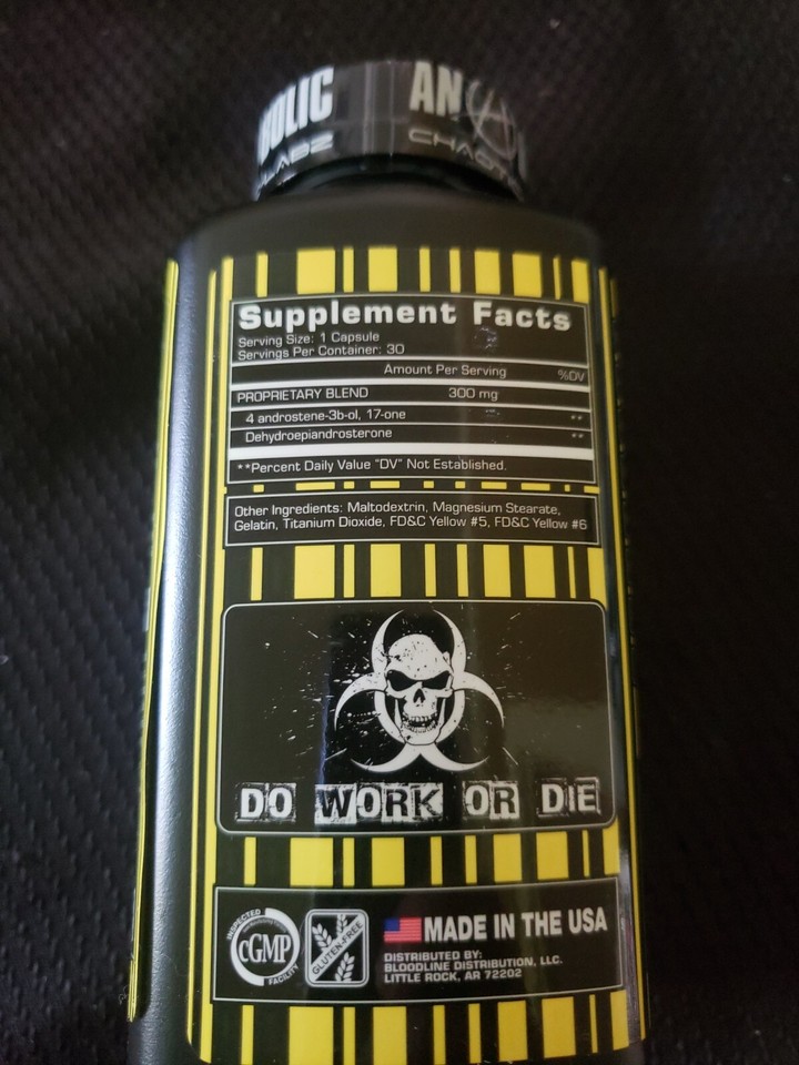 chaotic labz Massabolic Anabolic LEGAL Formula 30 capsules muscle and ...