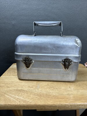 Sanit-Kit Aluminum Non Rust Made By Old Paling Coal Miner Lunch Box | eBay