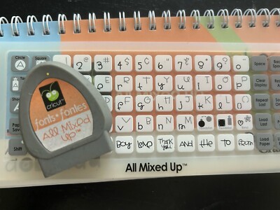 Cricut Cartridge All Mixed Up Fonts Provo Craft Keypad Instructions Crafts | eBay