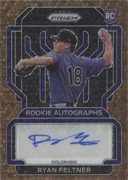 2022 Panini Prizm - Rookie Autographs Ryan Feltner #RA-RF Bronze Donut ...