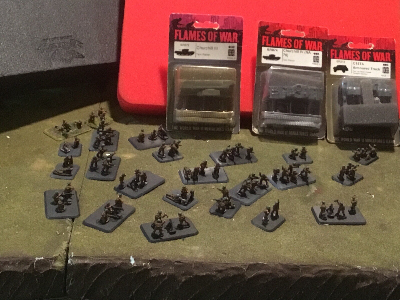 Flames of War British Royal Marine Commando 15mm army well painted with ...