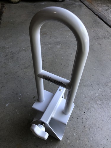 Medical Tub Rail Safety Grab Bar Handle Clamps on to Side of Bathtub ...