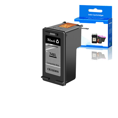 74XL refilled Black Ink Cartridge 74XL for HP Photosmart D5345 D5360 ...