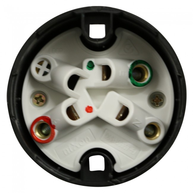 10 x BLACK - Plug Base - Socket Outlet - 3 Pin Surface Socket 10AMP 250 ...