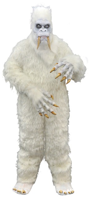 Yeti Abominable Snowman Adult Halloween Horror Costume for sale online ...
