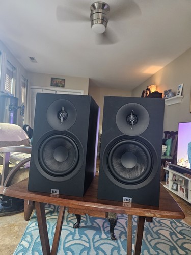 elac debut 3.0 db63-bk bookshelf speakers | eBay