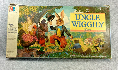 Uncle Wiggly Board Game-1988-Join the Rabbit Gentleman on an Exciting ...