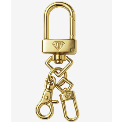 Diamond Supply Co U‑Lock Key Chain Gold Carabiner New in Box Streetwear ...
