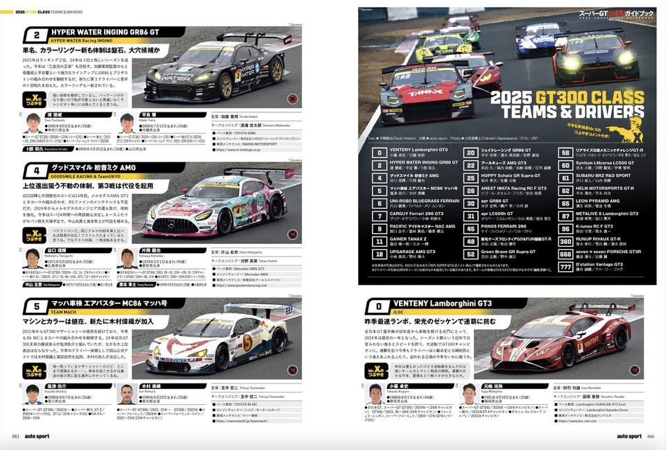 auto sport May 2025 No.1607 Magazine Japan SUPER GT Japanese Race Car ...