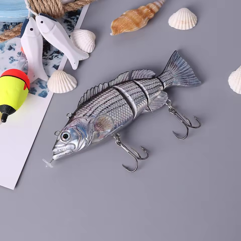 Smart Electronic Artificial Bait Wobbler Fish Auto Swimming Robotic ...