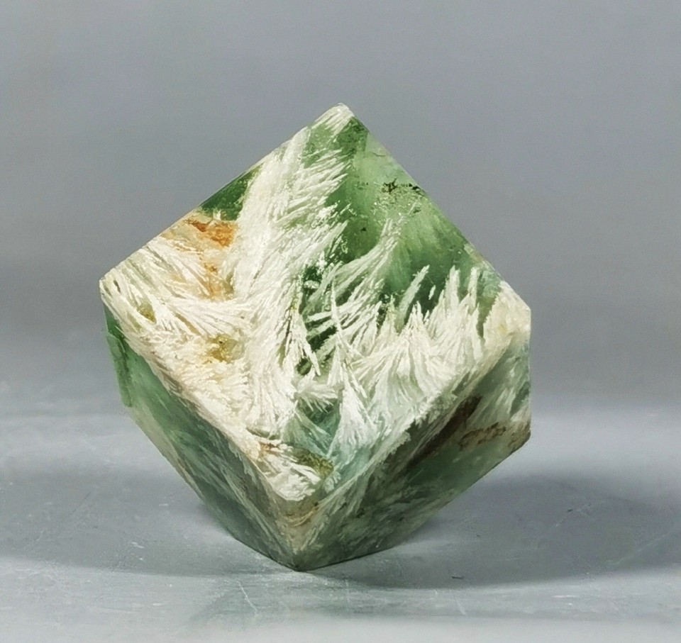 Very Rare Natural Polished Feather Fluorite Cube Reiki Stone Healing | eBay