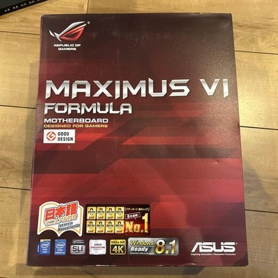 ASUS Maximus VI Formula Gaming Motherboard SLI 6-Channel Audio Used ...