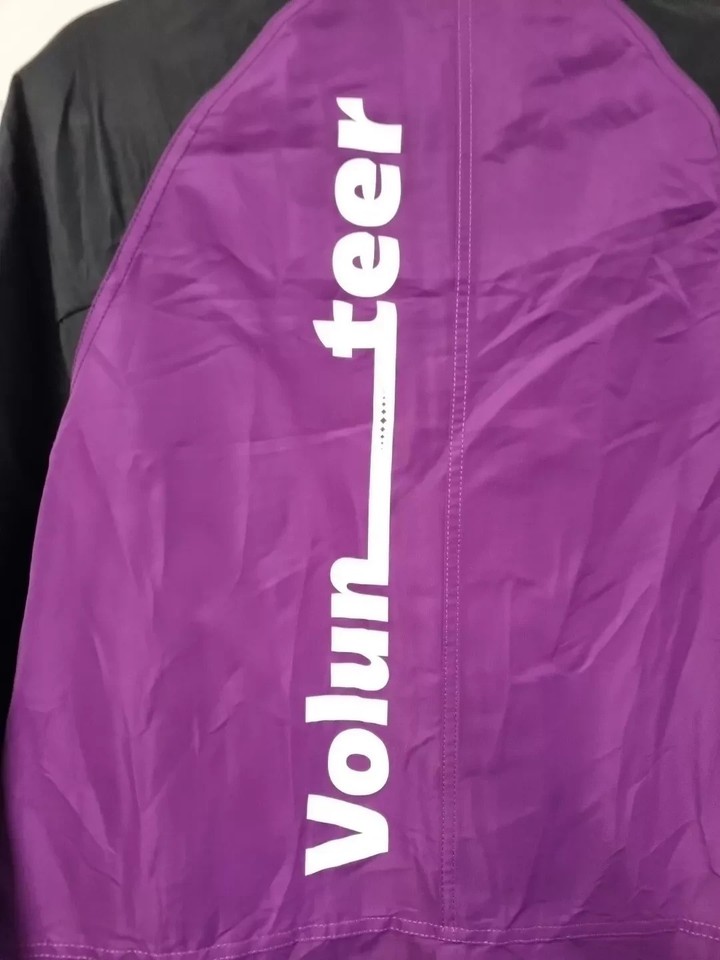 ADIDAS Qatar 2022 FIFA World Cup Mens Purple Black Volunteer Jacket XS ...