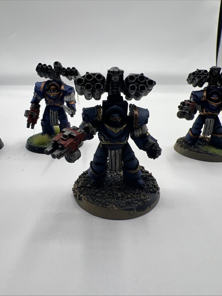 Warhammer 30k Terminators Ultramarines Painted 7 Miniatures Horus ...