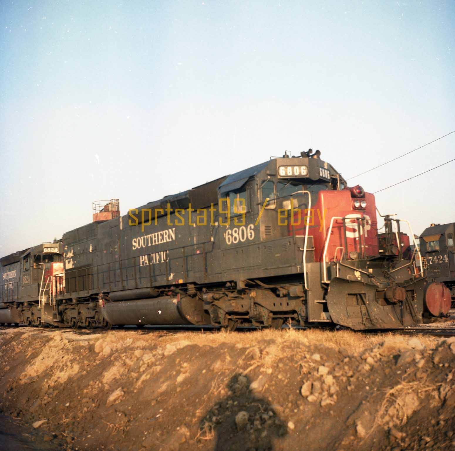 SP Southern Pacific EMD SD45T Locomotive #6806 - Orig Color Railroad ...