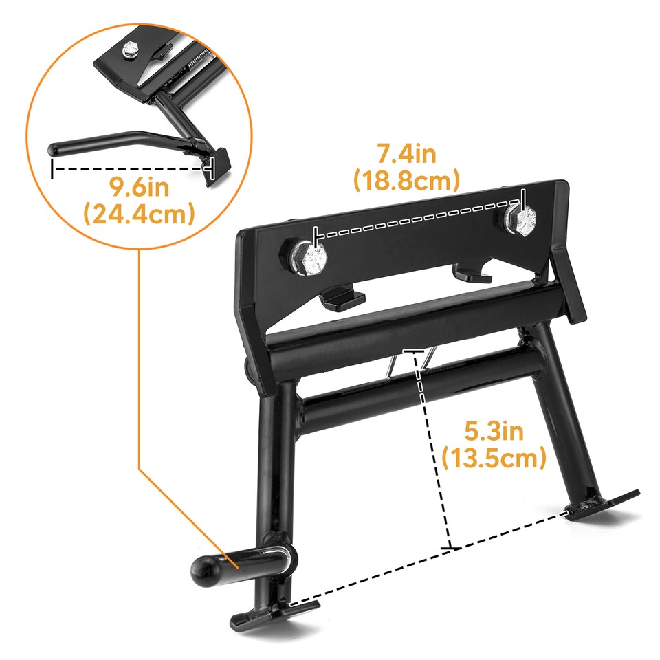 Non-Adjustable Center Stand Side Kickstand For Harley 1989-2008 Touring ...