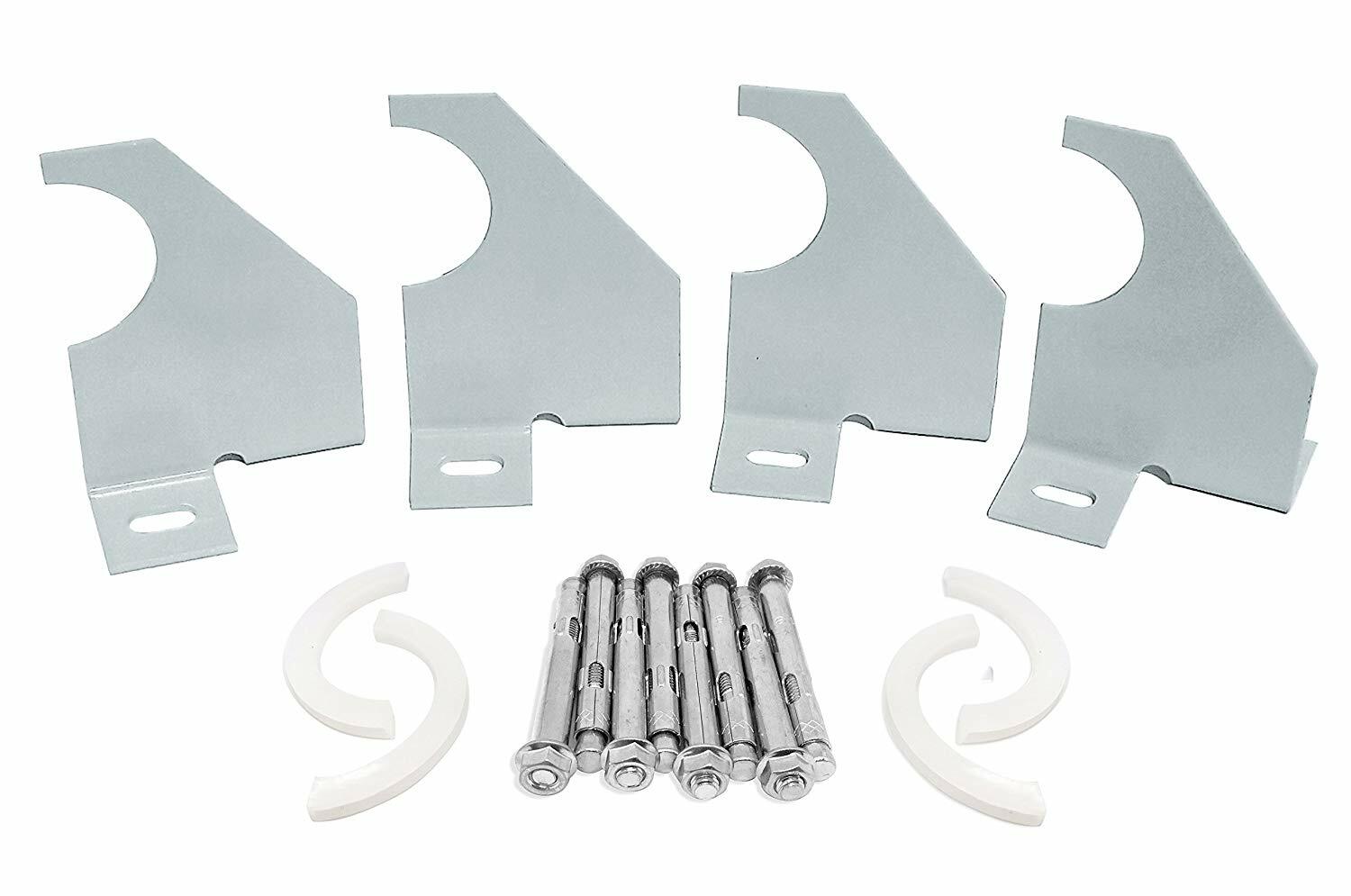 Radiator Brackets For Single or Double Panel With Free Fixings X 4 ...