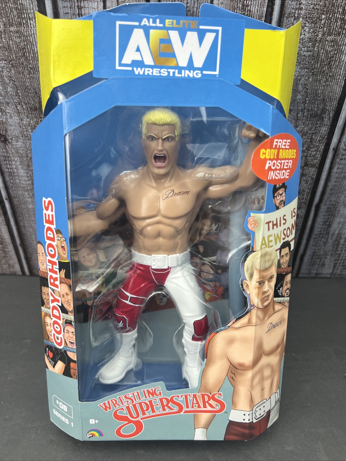 AEW Unmatched Series 1 LJN Cody Rhodes #08 Action Figure Walmart ...