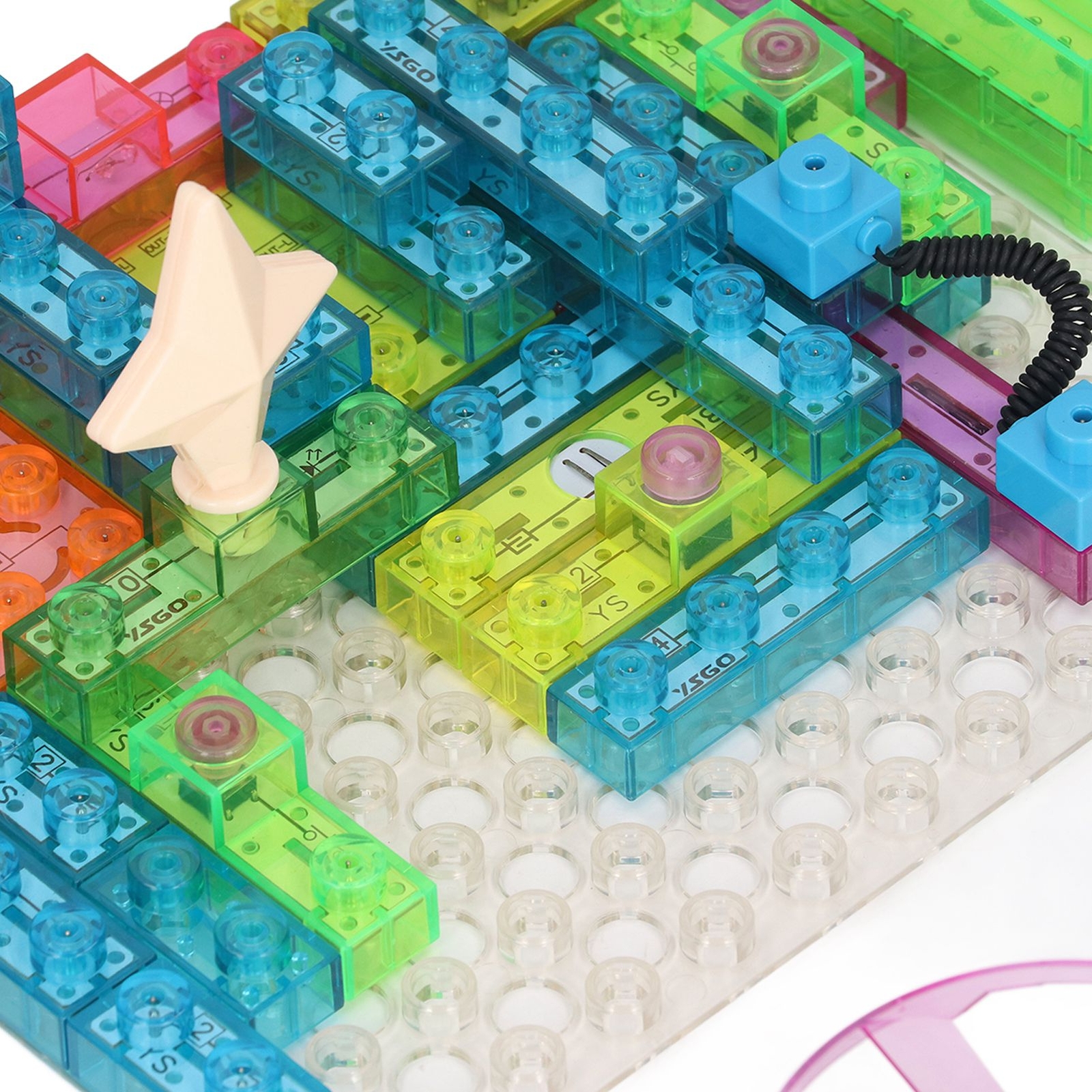 Circuit Building Kit Builder Block Electricity Experiment Toy Set For ...