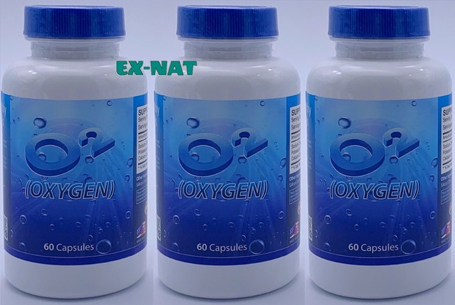 4 Oxygen O2 Pills Promotes Healthy Stabilized Cell Energy Levels Vital ...
