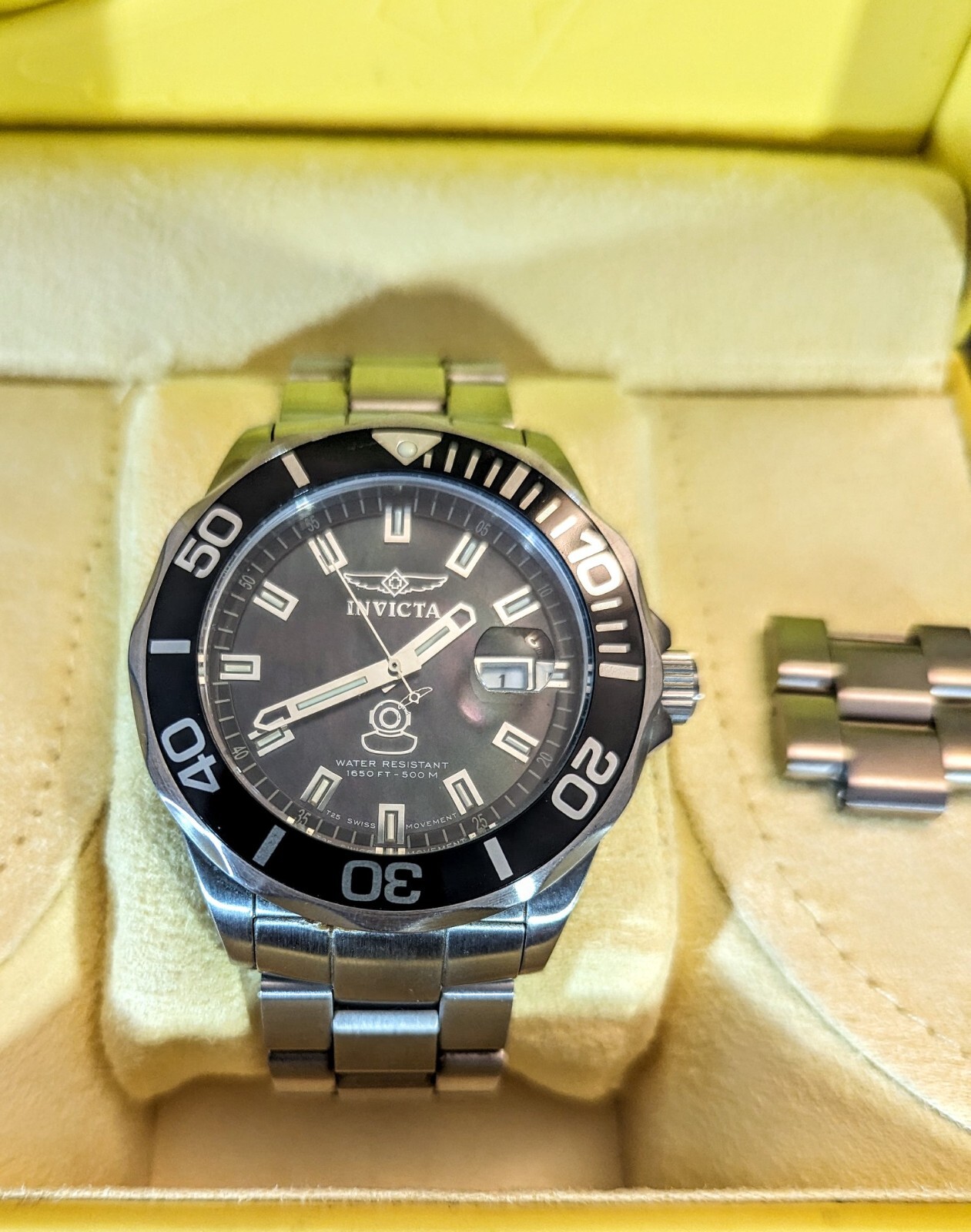 Invicta Grand Diver 47mm Swiss Automatic Movt, Ltd Ed Extra Links ...