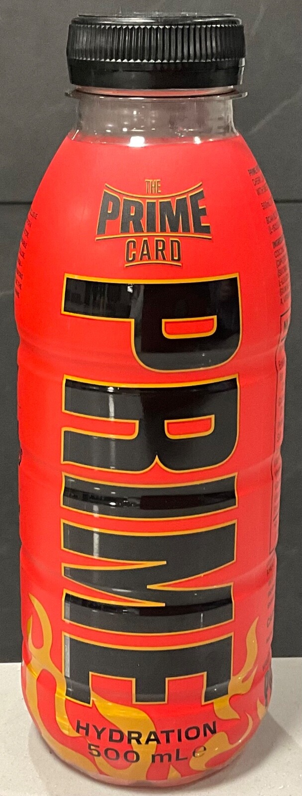 Prime Hydration Card Red **JANAURY SALE** Boxing Event October 14 UK ...