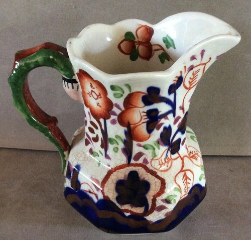 Antique Gaudy Dutch 5” Pitcher | eBay