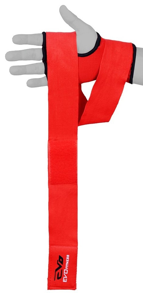 EVO Boxing Inner Gel Gloves Quick Hand wraps Punch Bag Training MMA ...