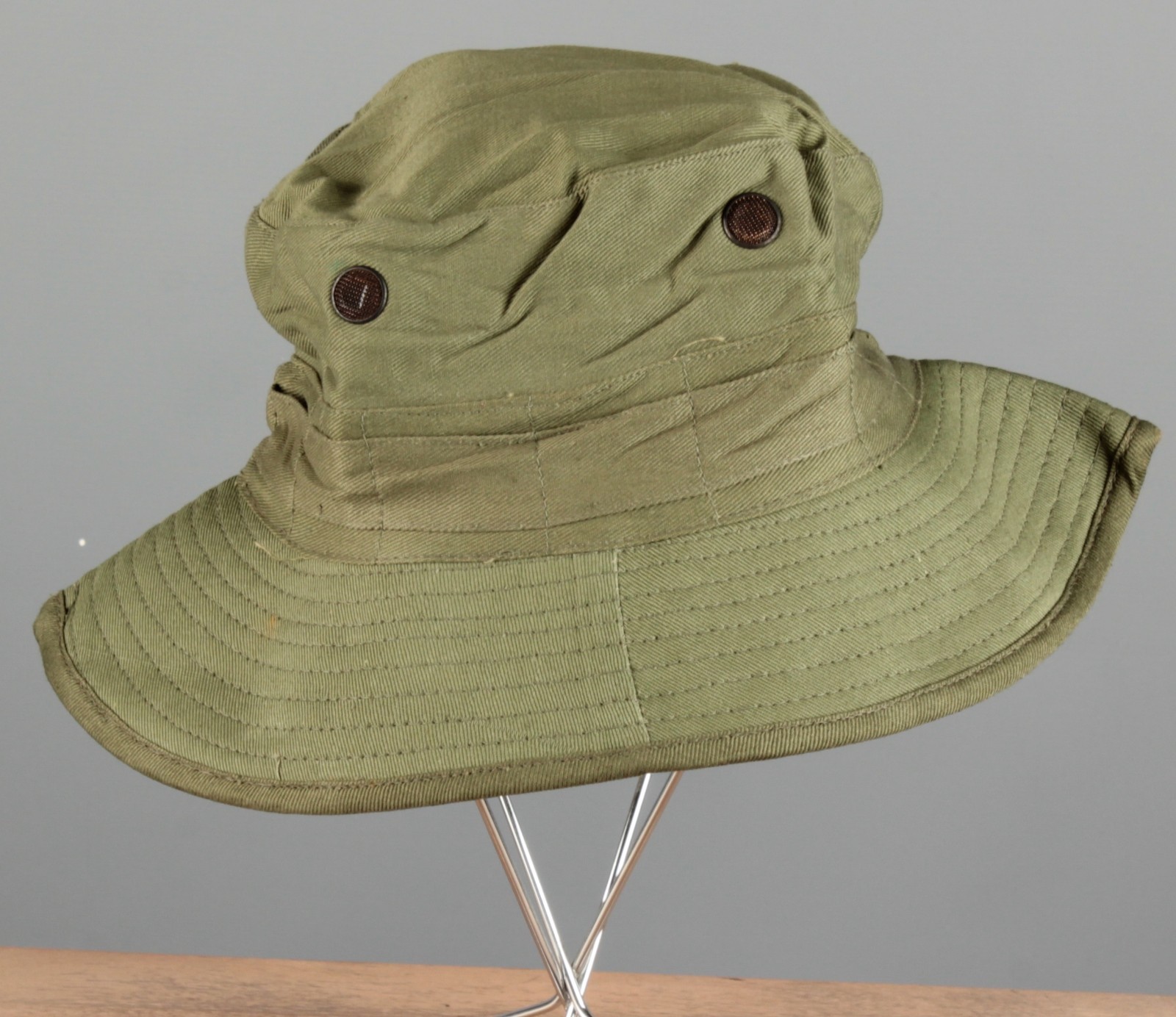 Vtg 1952 NOS Korean War British Boonie Hat 6 1/8 50s Sanders Brightman ...