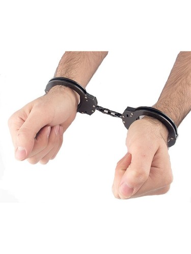 Professional Police Handcuffs Hinged Double Lock Pro-Cuff Speedcuff ...
