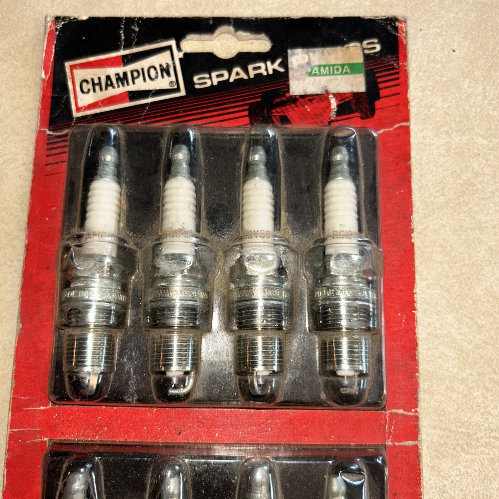 NOS Set of 8 Genuine Spark Plug-Copper Plus Champion 89 RC12YC5 | eBay