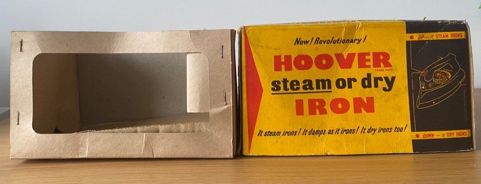 Vintage Hoover Steam or Dry Iron Empty Box 1960’s - Prop etc | eBay