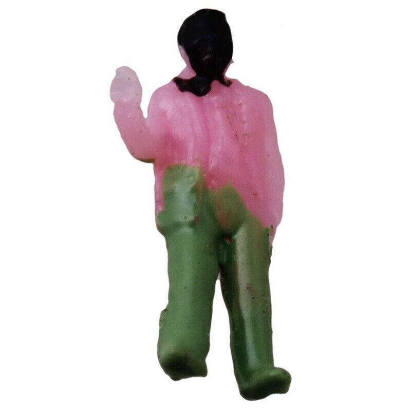 100X Scale 1:150 Mixed Painted Model Train Street Passenger ₪ Fig ...