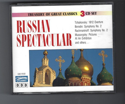 Russian Spectacular by Various Artists (3 CD, 1992, Stradivari Classics ...