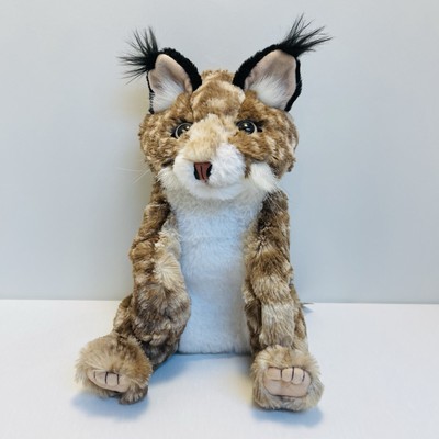 Folkmanis Bobcat Kitten Hand Puppet Plush Stuffed Animal Toy Preschool ...
