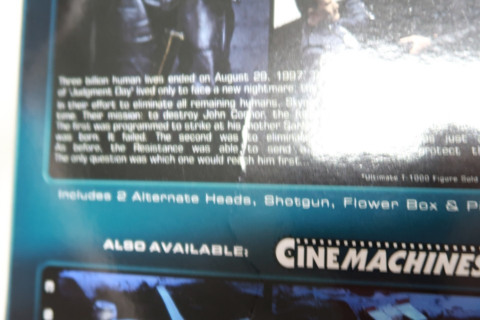 NECA Reel Toys Terminator 2 Judgement Day 3D T-800 Shotgun & Flower Box ...
