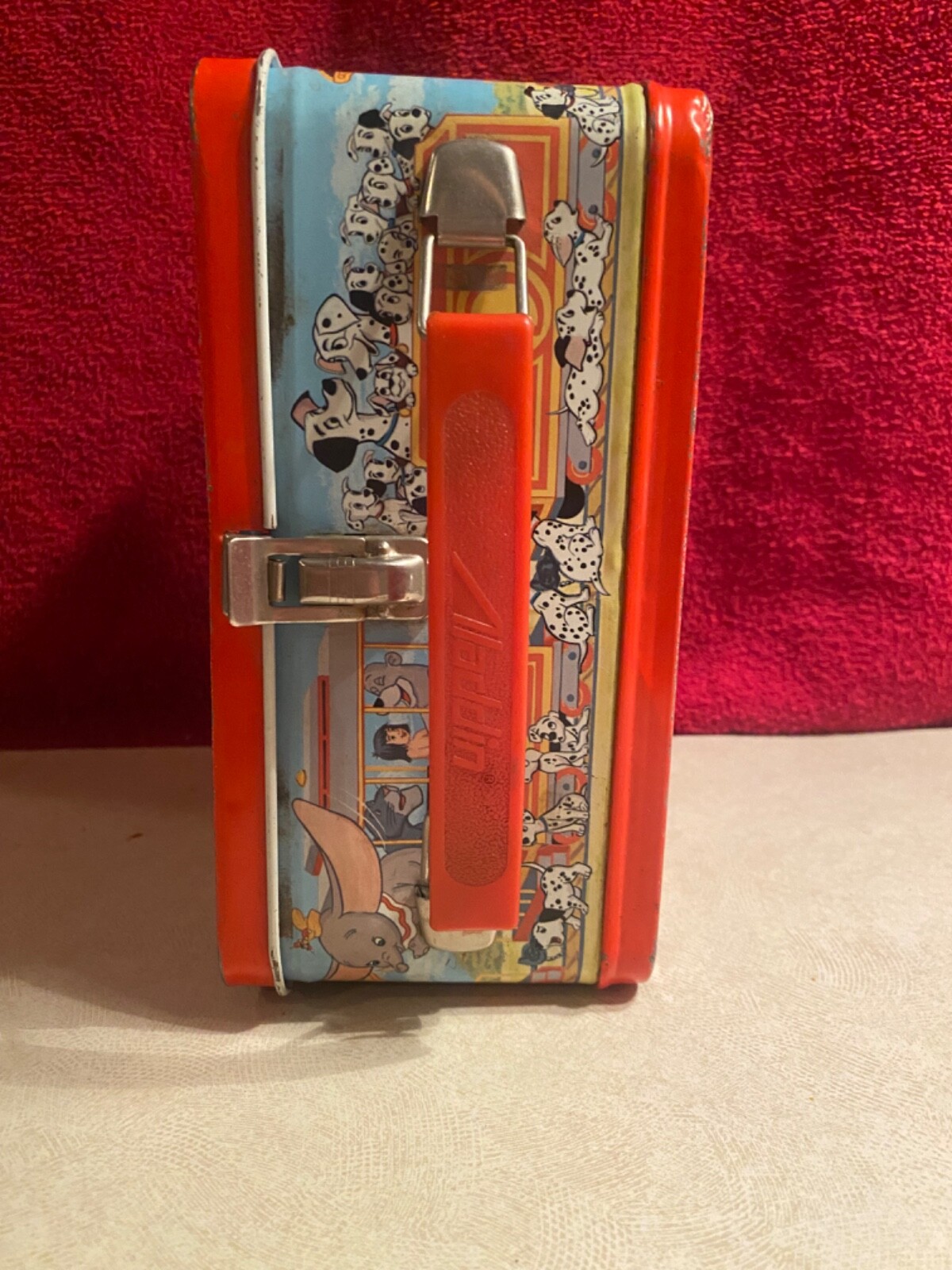 VINTAGE 70'S DISNEY EXPRESS METAL LUNCH BOX WITH THERMOS ALLADIN ~~~ | eBay
