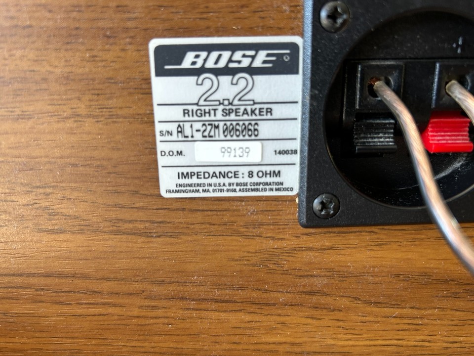 Bose 2.2 Speakers Matched Pair See Video! | eBay