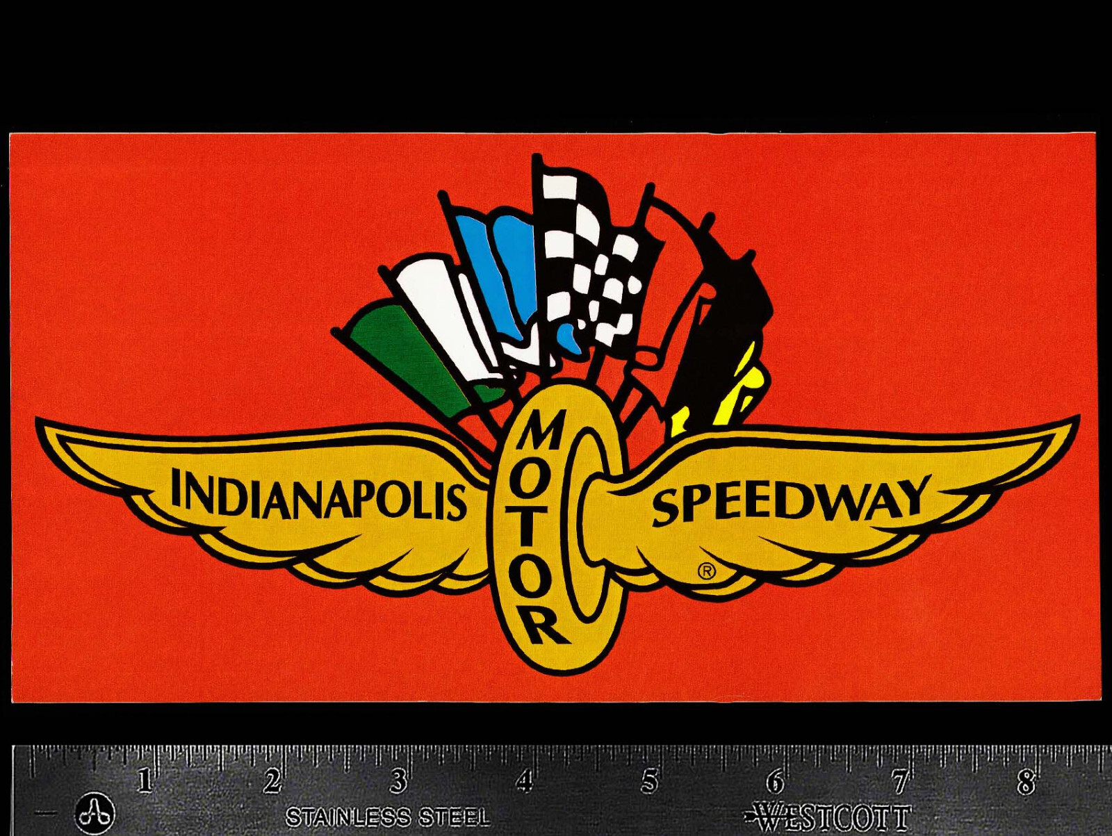 INDIANAPOLIS Motor Speedway - Original Vintage Racing Decal/Sticker ...