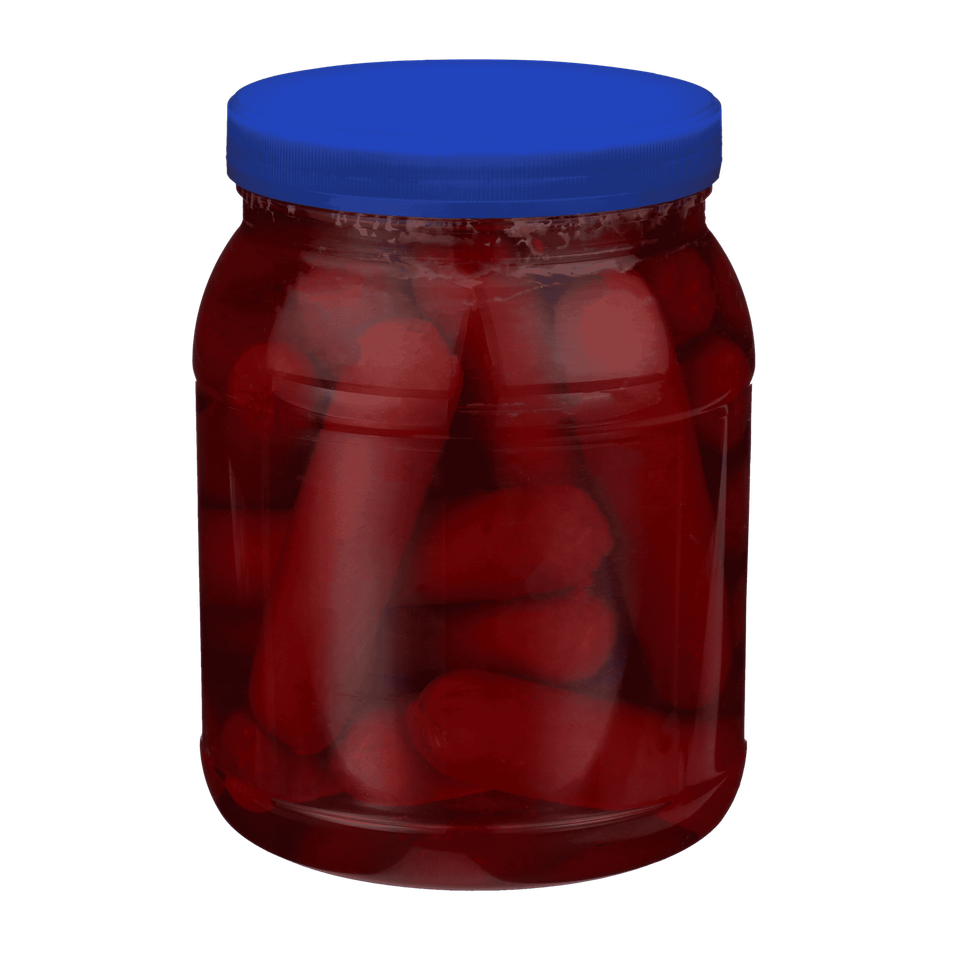 Ready To Eat Red Hots Pickled Sausage 32oz Jar Slow smoked Pickled ...