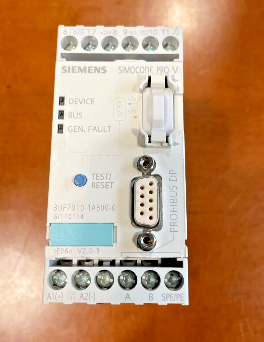 Siemens 3UF7010-1AB00-0 SIMOCODE PRO V Motor Management | eBay